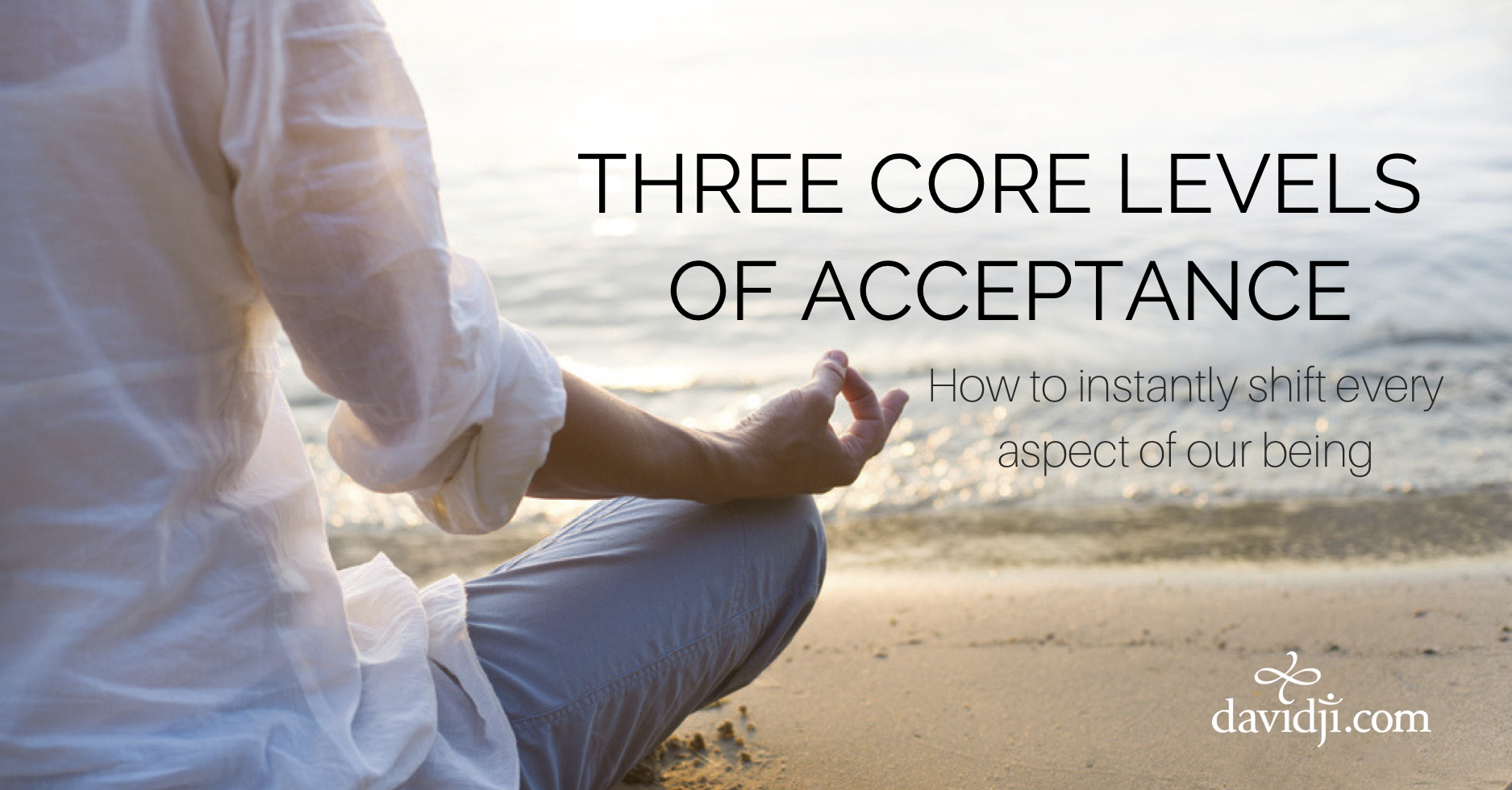 How Understanding These Can Instantly Shift Your Very Being - davidji ...